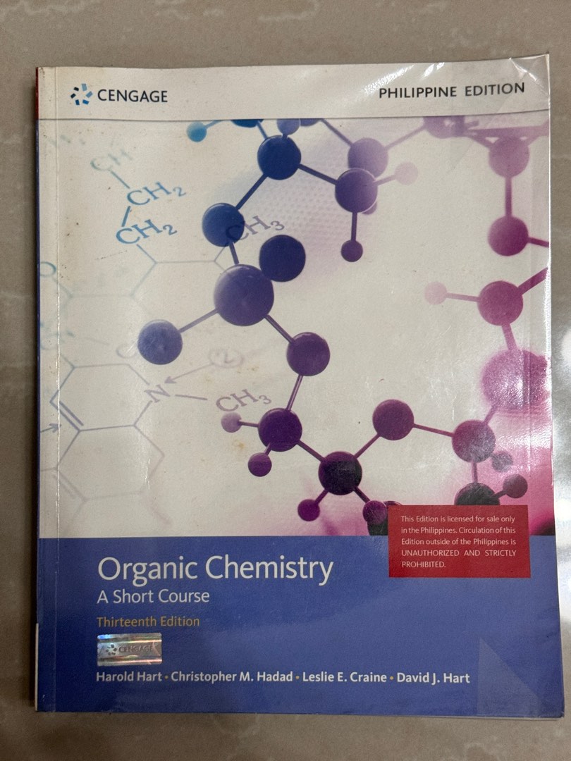 CENGAGE ORGANIC CHEMISTRY 13TH EDITION, Hobbies & Toys, Books ...