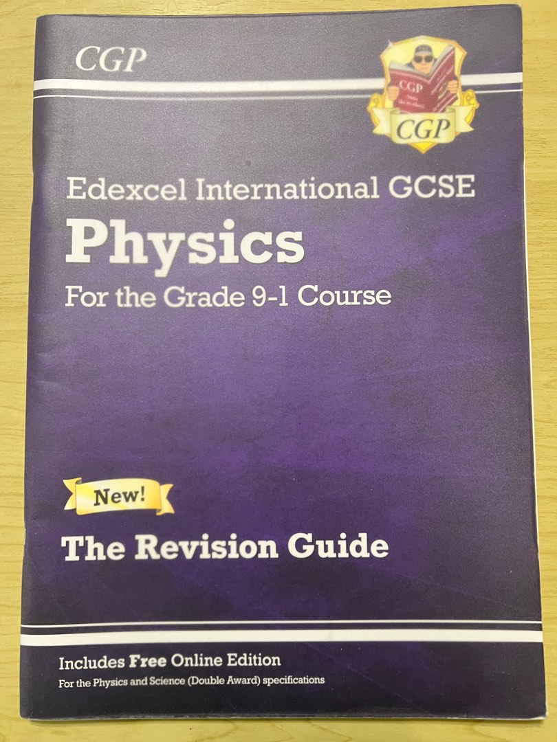 CGP Edexcel IGCSE Phy Revsion Guide, 興趣及遊戲, 書本 & 文具, 教科書 - Carousell