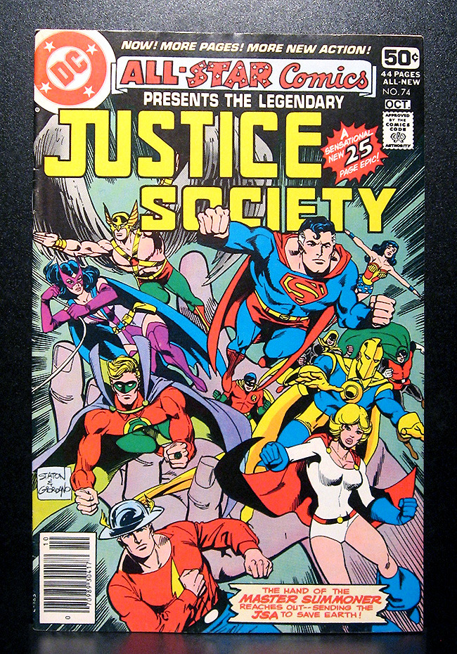 COMICS: DC: All-Star Comics #74 (1978), Justice Society of America app ...