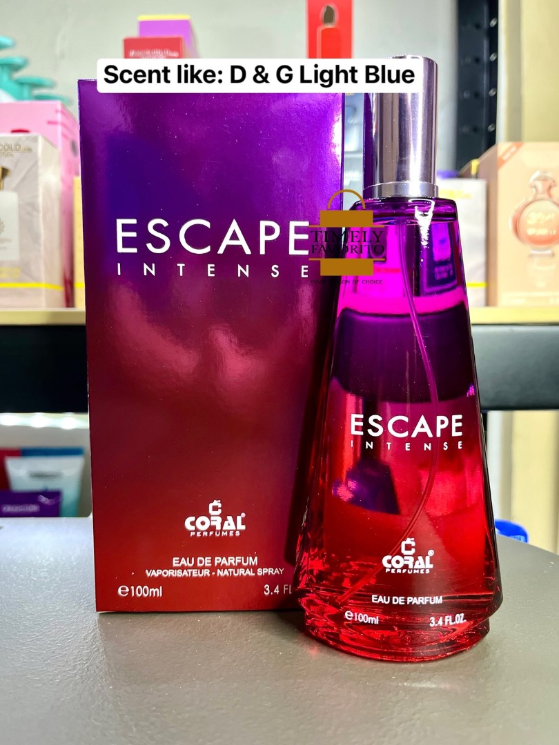 Coral Intense Escape EDP 100ml Perfume, Beauty & Personal Care ...