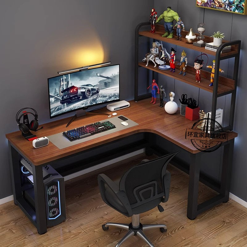 Corner computer desk e-sports L-shaped desktop home corner student desk ...