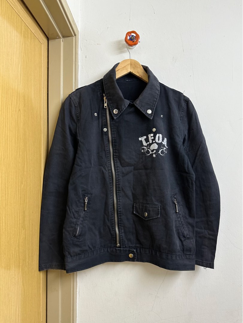 Crow Zero T.F.O.A. Violent Exhaust Biker Jacket, Men's Fashion, Coats ...