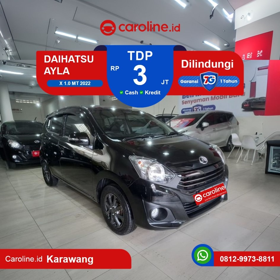 Daihatsu Ayla X 1.0 MT 2022 Bekas Karawang TDP Murah TDP Ceper, Mobil ...