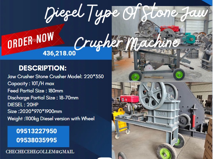DEISEL TYPE OF STONE JAW CRUSHER MACHINE, Everything Else, Others on ...