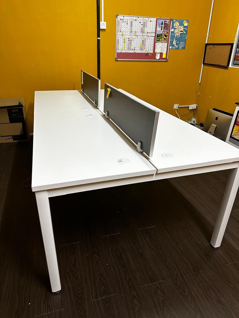 Desking Workstations N4, Furniture & Home Living, Furniture, Tables ...