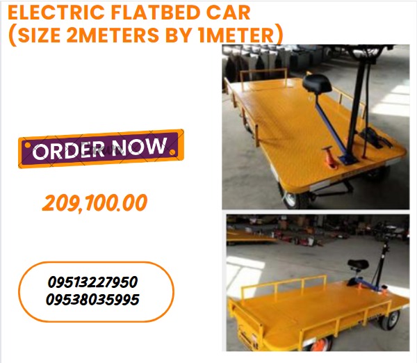 ELECTRIC FLATBED CAR SIZE 2 METERS BY 1 METER, Everything Else, Others ...