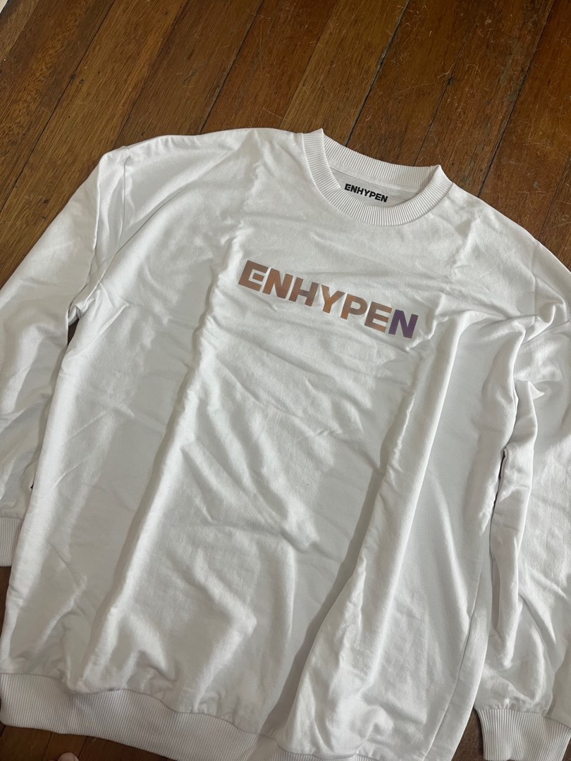 enhypen bench sweater, Women's Fashion, Coats, Jackets and Outerwear on ...