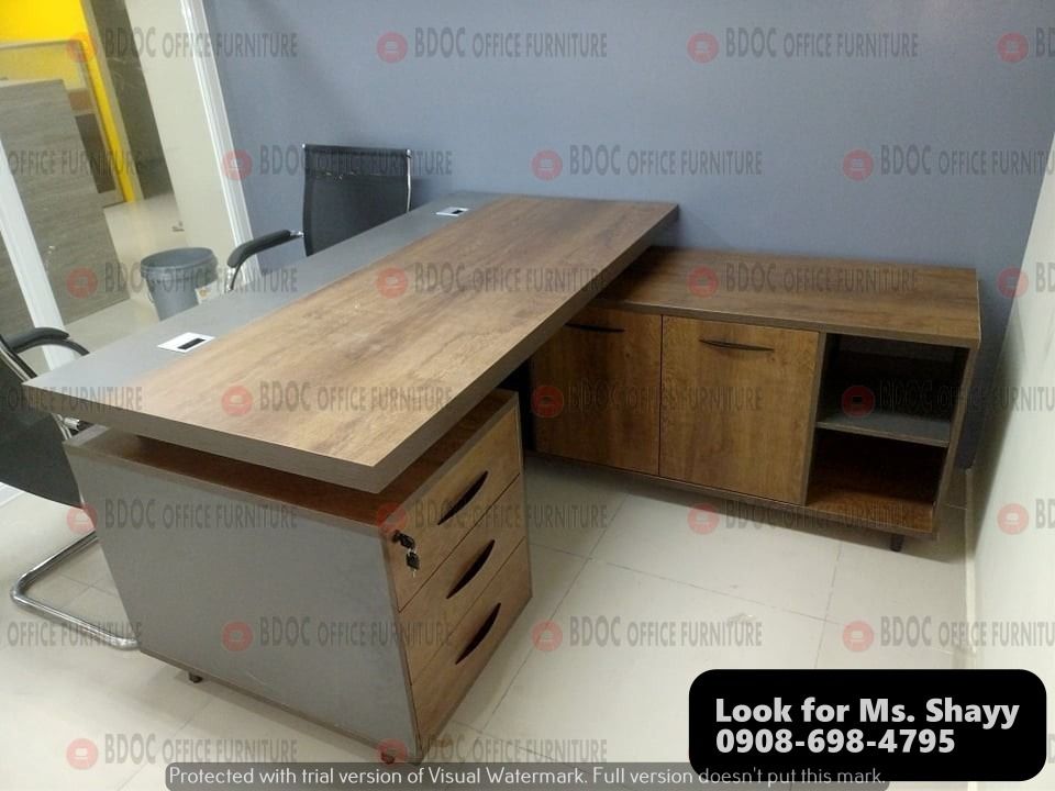 Executive Table / Gang Chair / Steel Cabinet / Office Furniture ...