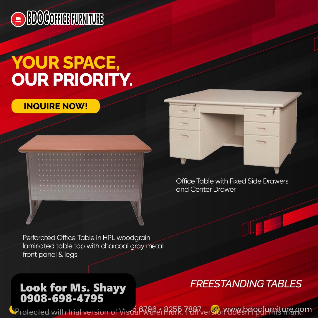Free Standing Table / Office Table / Office Furniture / Office ...