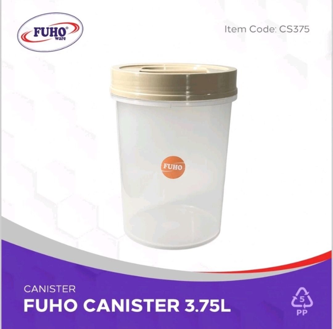 FUHO 3 pcs. 3.75L Food Jar Packaging Materials Storage Canisters, Food ...