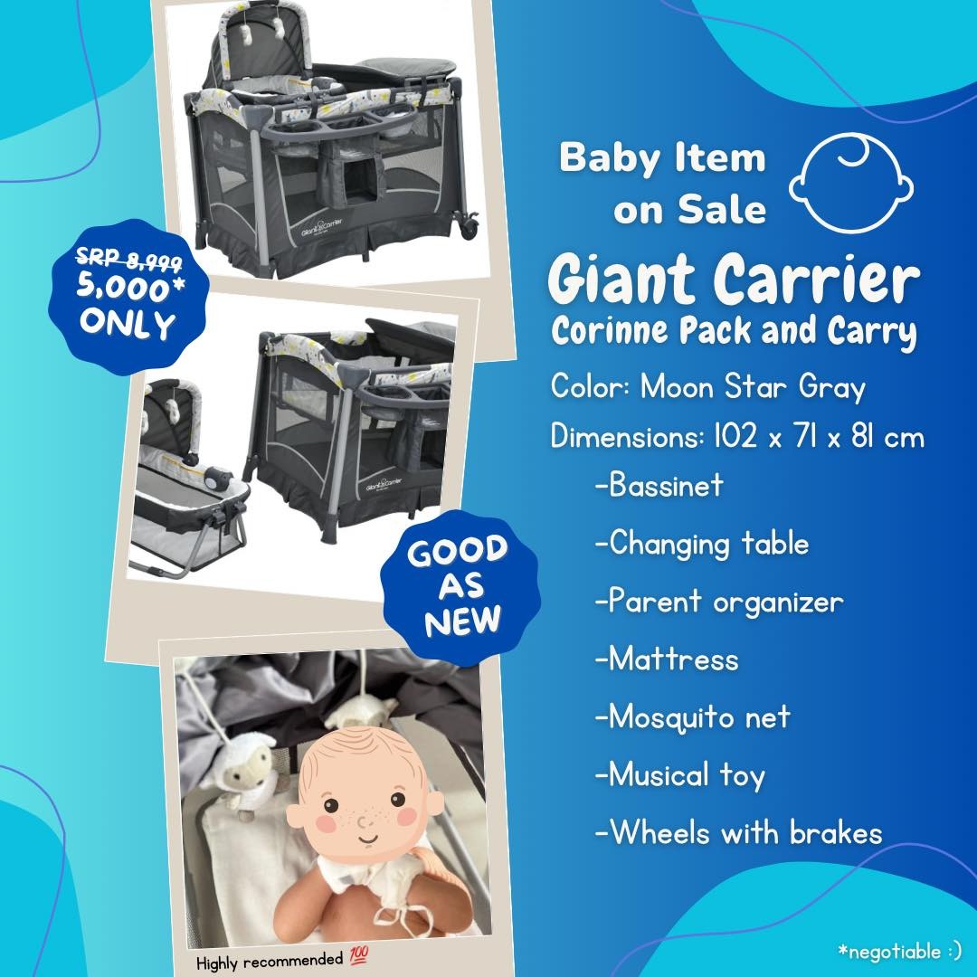 Giant Carrier Corinne Pack and Carry, Babies & Kids, Baby Nursery ...