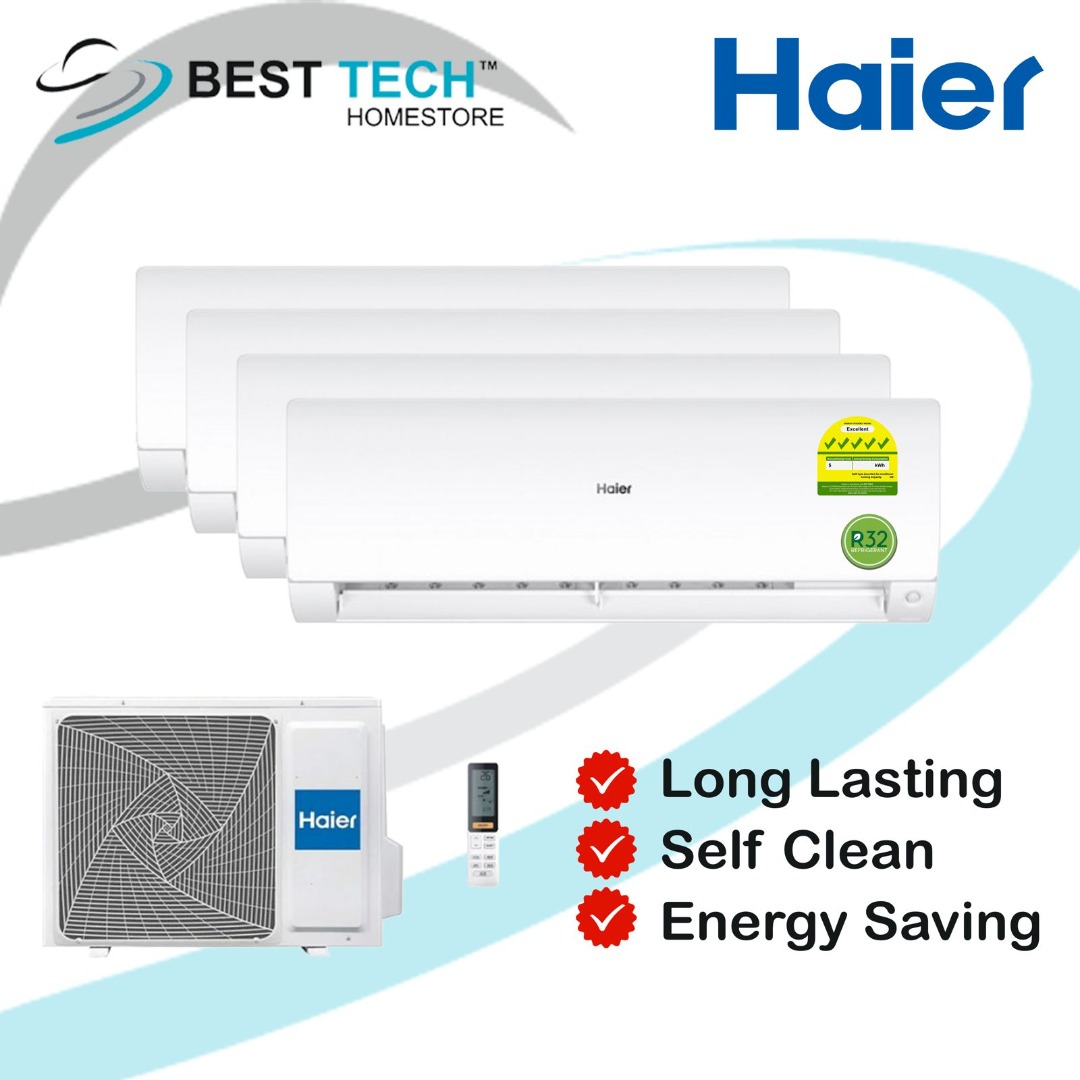 HAIER (INV) 5 Ticks R32 Aircon System 1/2/3/4/5 - Flexi Series starts ...