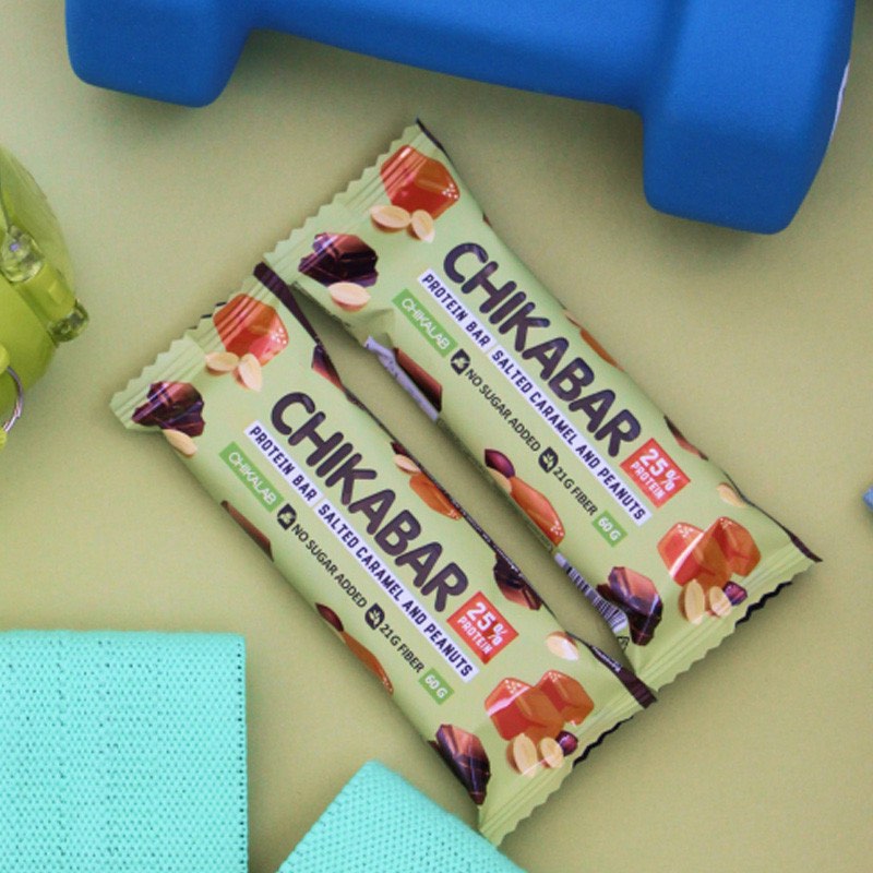 HALAL CHIKALAB Chikabar Protein Bar 10 Bars Build Muscle, Protein Snack ...