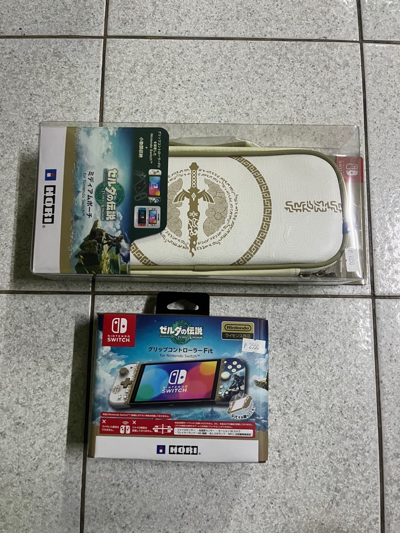 Hori Split Pad Compact Controller and Bag - Zelda Edition, Video Gaming ...