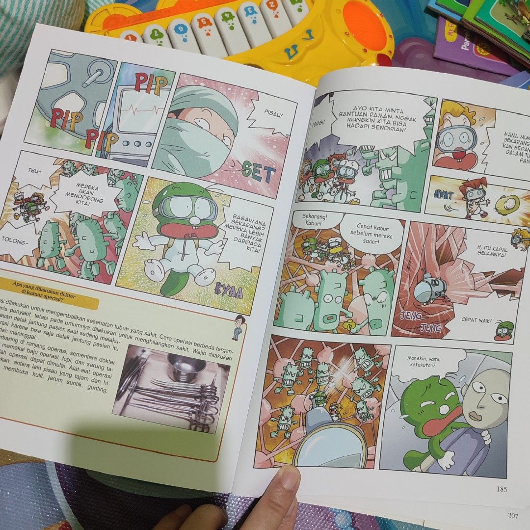 Human body komik dan edukasi tubuh kita yang menawan, Buku & Alat Tulis ...
