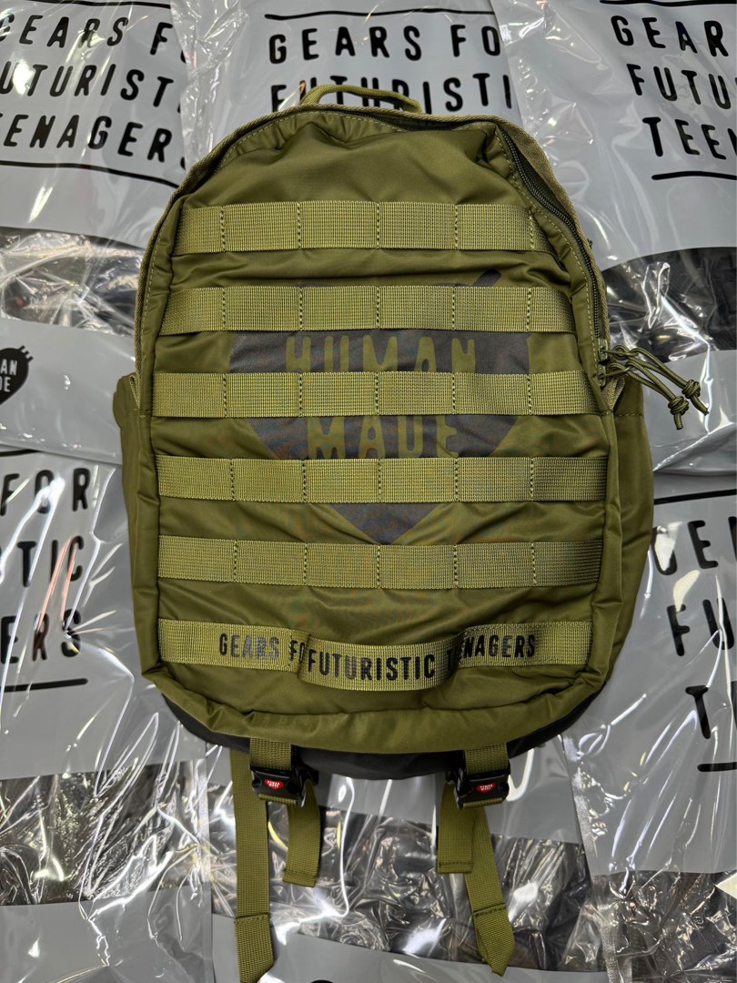 Human Made Military Backpack, Men's Fashion, Bags, Backpacks on Carousell