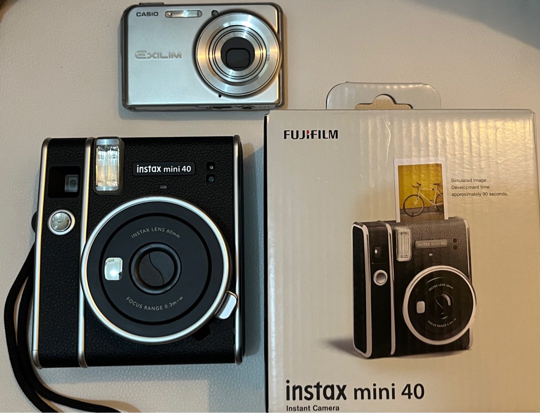 INSTAX Mini 40 with FREE UNTESTED DIGICAM, Photography, Cameras on ...