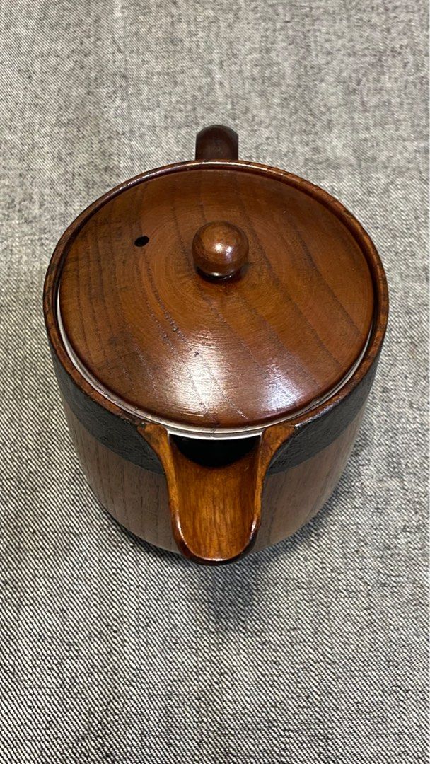 Japanese Teapot Wooden, Furniture & Home Living, Kitchenware ...