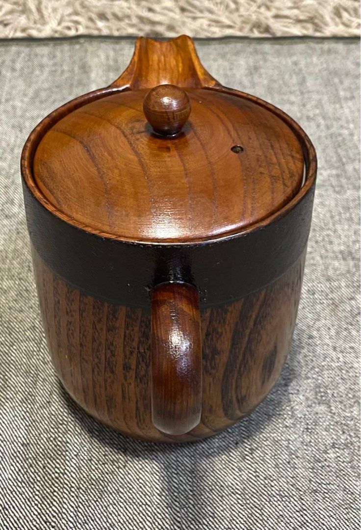 Japanese Teapot Wooden, Furniture & Home Living, Kitchenware ...