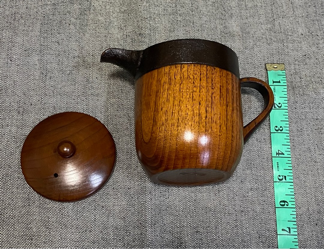 Japanese Teapot Wooden, Furniture & Home Living, Kitchenware ...