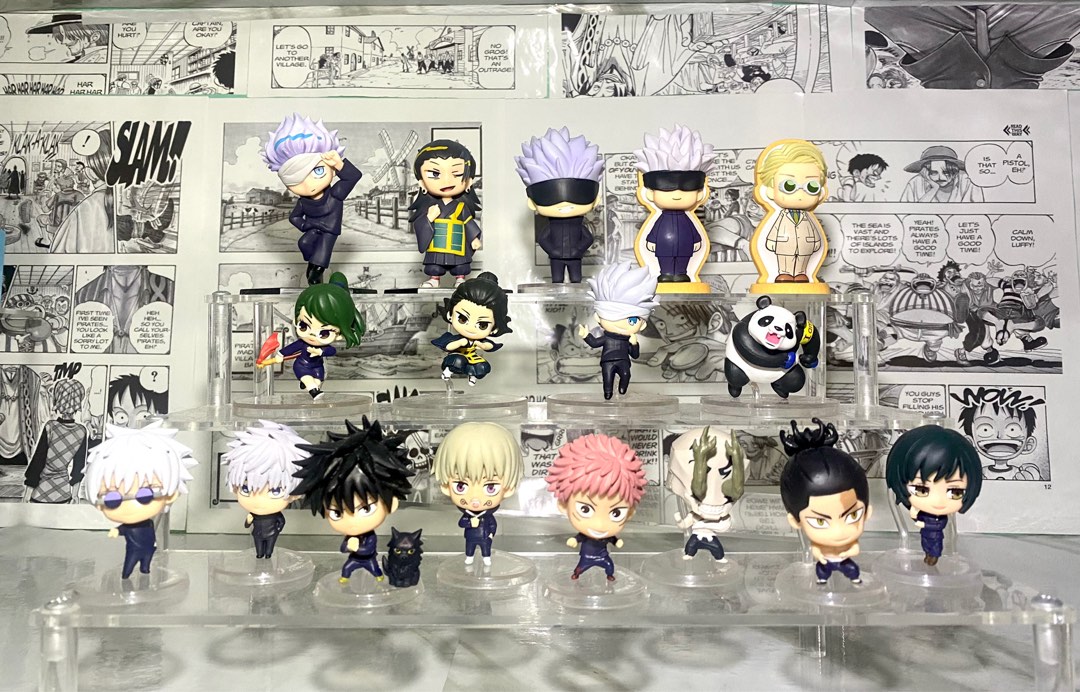 Jujutsu Kaisen Mini figures / chibis: gojo, geto, yuji, nobara, megumi ...