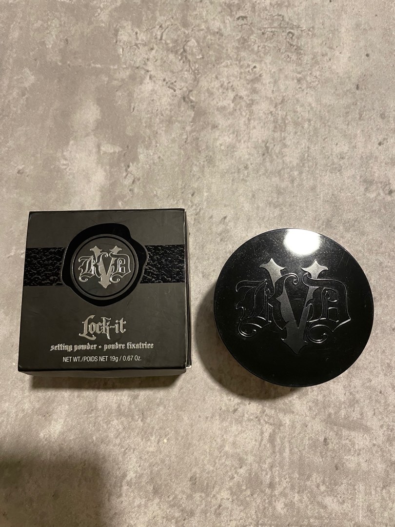 Kat Von D KVD lock it setting powder, Beauty & Personal Care, Face ...