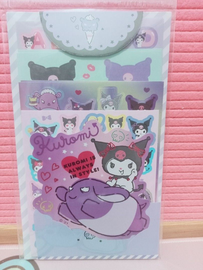 Kuromi stickers set, Babies & Kids, Babies & Kids Fashion on Carousell