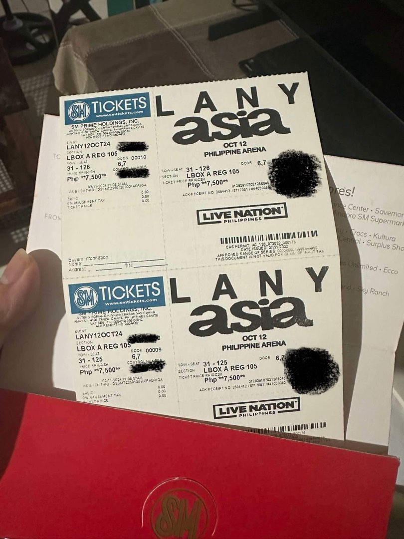 LANY Concert, Tickets & Vouchers, Event Tickets on Carousell