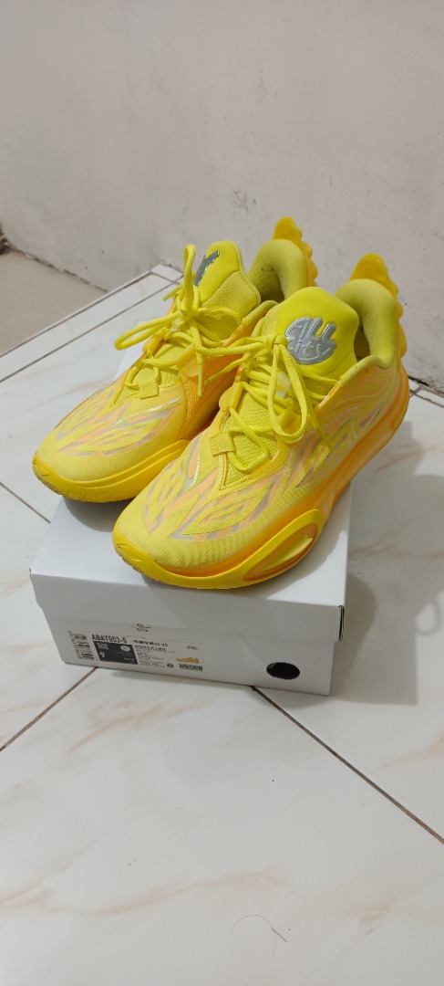 RUSH SALE!!! Li-Ning All City 11 v2 Chemical Reaction Yellow Basketball ...