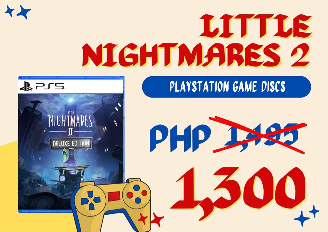 LITTLE NIGHTMARES 2 PS5 GAME DISC, Video Gaming, Video Games ...