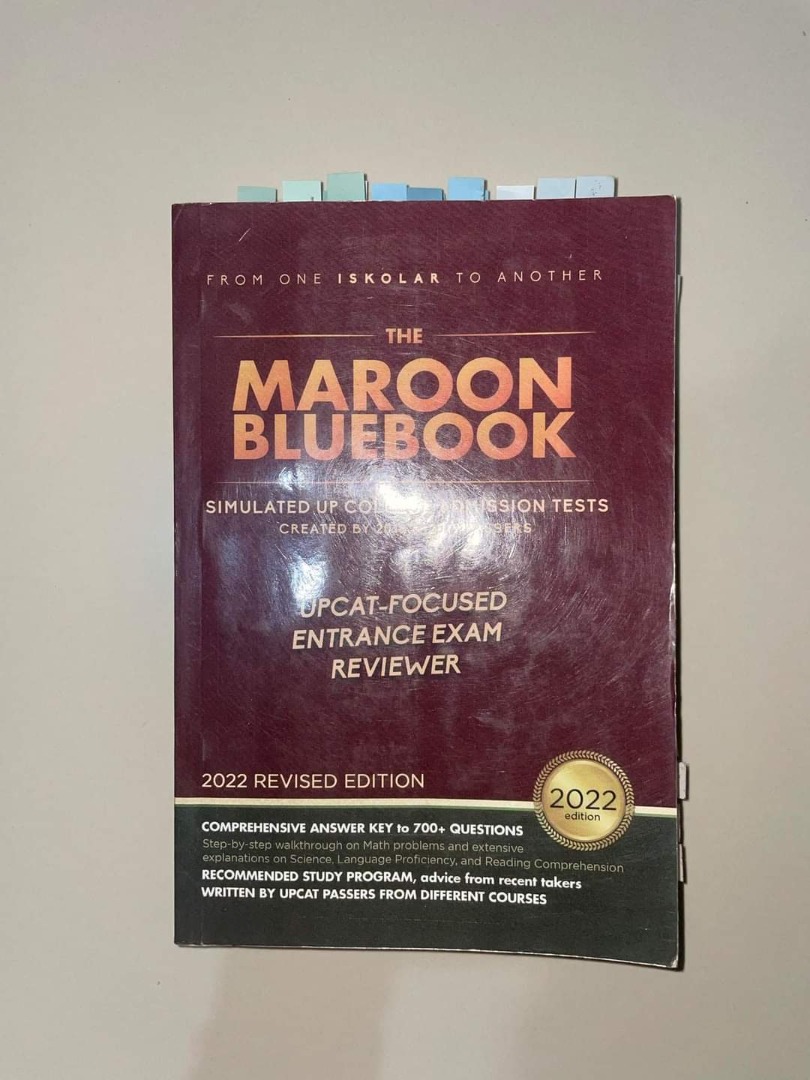 Maroon Book 2022 edition, Hobbies & Toys, Books & Magazines, Textbooks ...