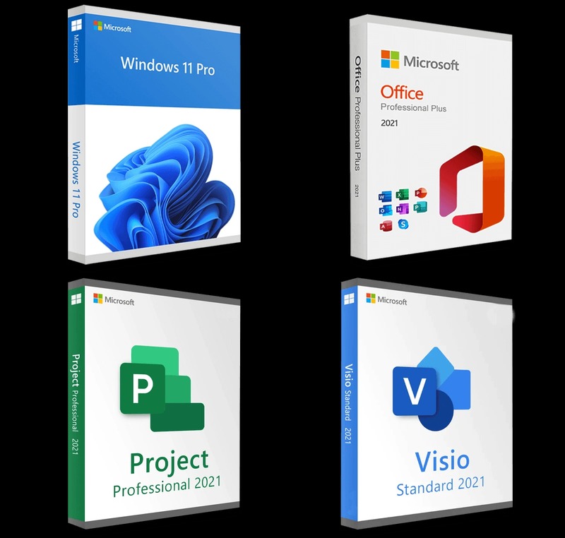 Microsoft office 2021 windows 11 pro home windows 10 visio pro 2021/2019 project pro 2021/2019 ...