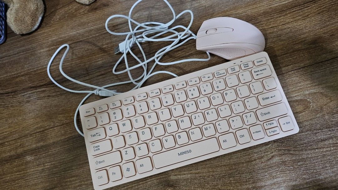 Miniso Keyboard and Mouse, Computers & Tech, Parts & Accessories, Computer Keyboard on Carousell