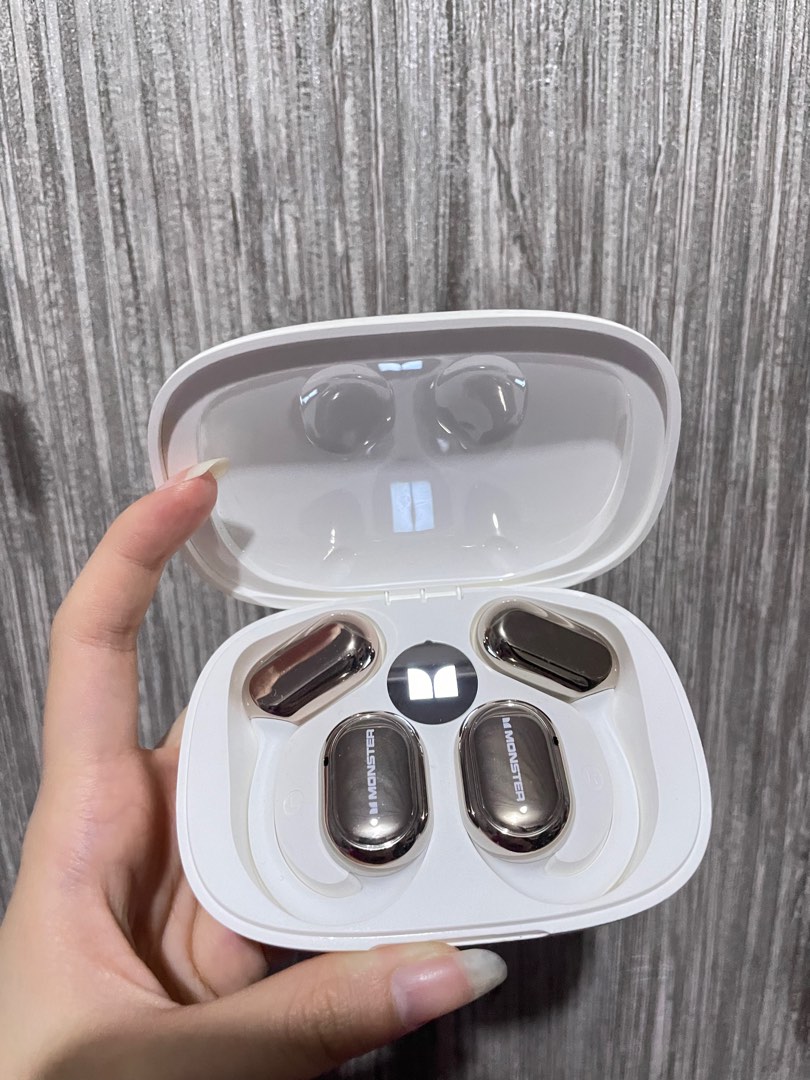 Monster MH22156 OWS Bone Conduction Earphone Bluetooth Nirkabel TWS Air ...
