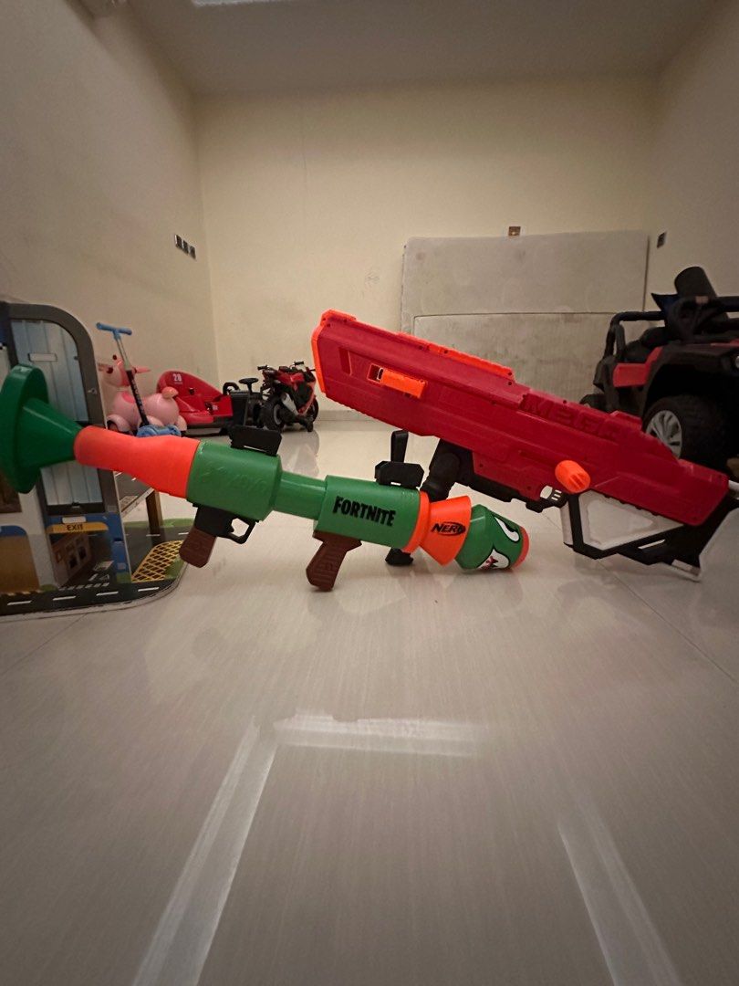 Nerf Jumbo Gun, Bayi & Anak, Mainan & Baby Walker di Carousell