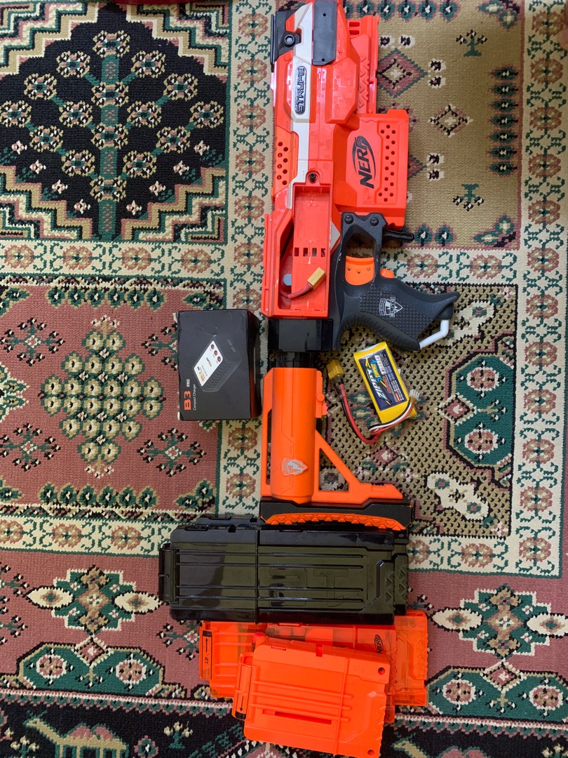 Nerf stryfe modded, Hobbies & Toys, Toys & Games on Carousell