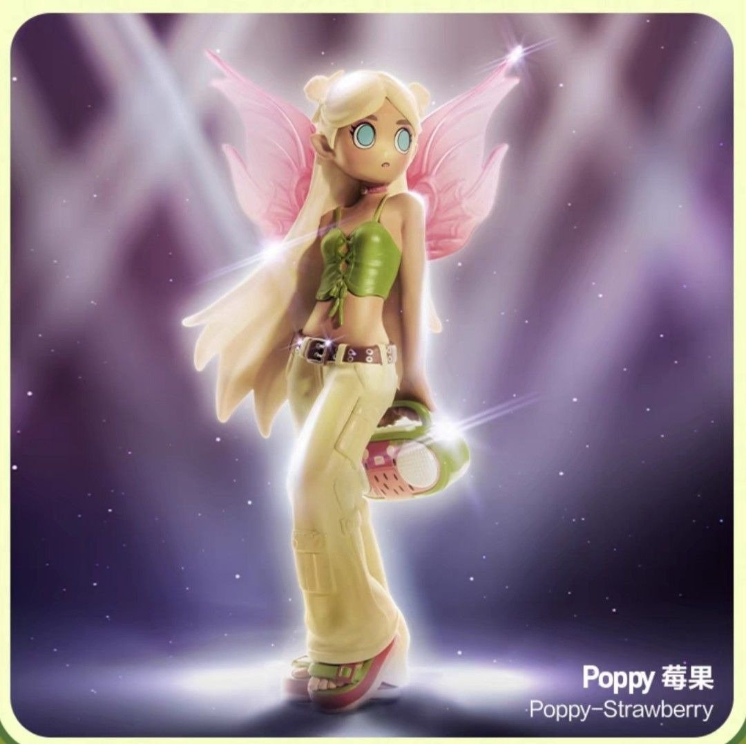 [reserved] Peach Riot secret poppy strawberry PINK FAIRY SERIES popmart ...