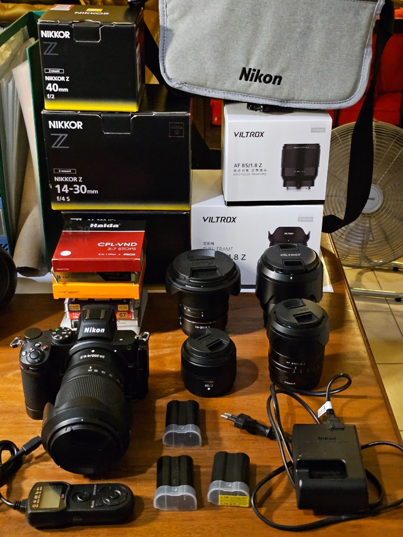 Nikon Z5 Camera with Multiple Lenses, Freewell Filters, Godox Flashes ...