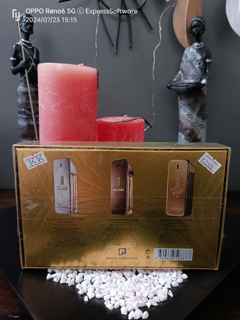 ONE MILLION 3 x 30ml Gift set - eau de parfum/toilette - ( incl. Lucky ...