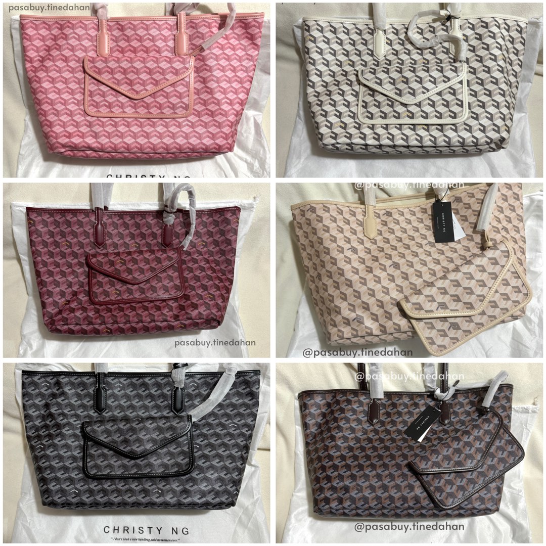 ONHAND & READY TO SHIP | Christy Ng Monogram Russo Large Tote, Women's ...