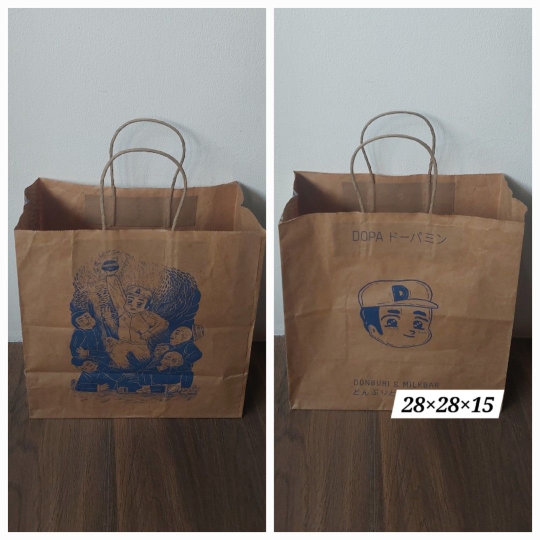 PAPER BAG COLES UNCLE TETSU SHAKE SHACK DOPA AUSTRALIA, Serba Serbi ...