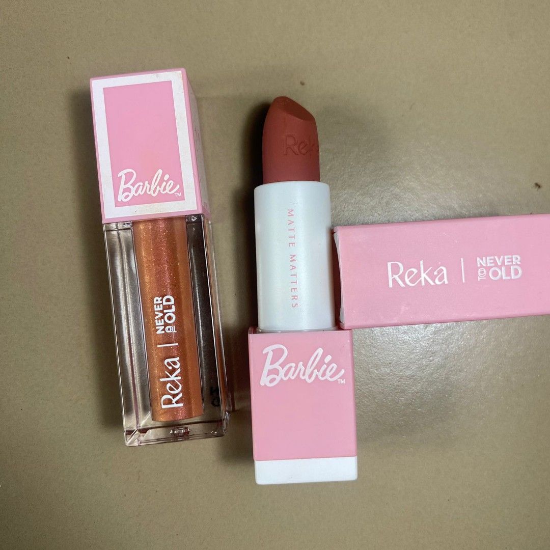 Reka x Barbie Stained Glass & Matte Lipstick (Exposed), Kesehatan ...