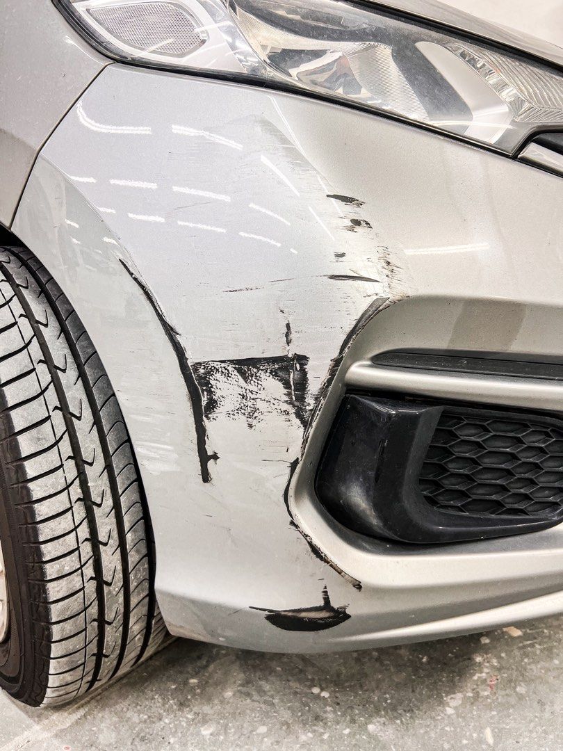 Repair & Respray Front Bumper / Spray Paint / Private Settlement ...