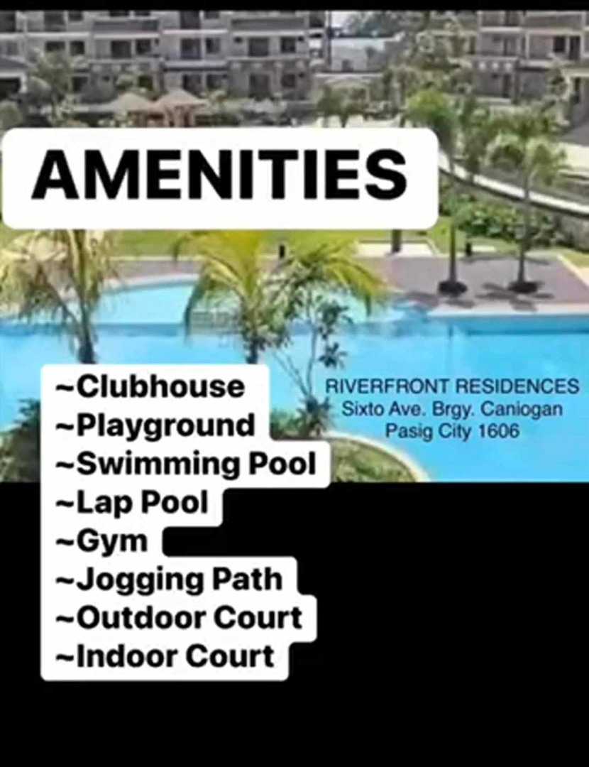 RIVERFRONT RESIDENCES CANIOGAN PASIG CITY CONDOMINIUM, Property, For ...