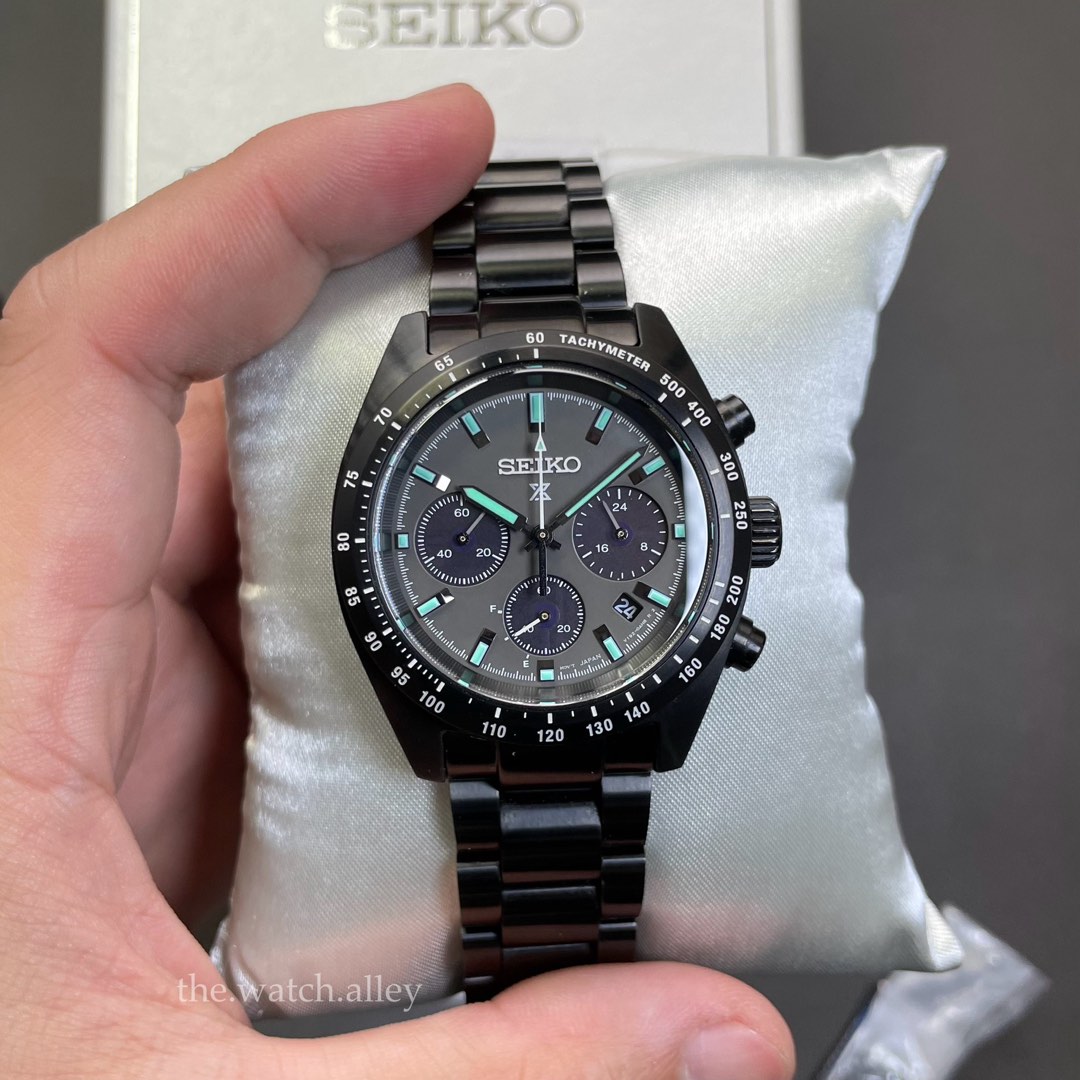 Seiko Prospex - Speedtimer PVD - Solar SSC917P1 - Black Series ...