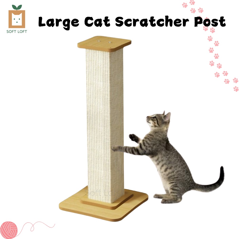[SG STOCK] 74cm Large Scratch Post/Cat Scratching Post / Scratcher Pole ...