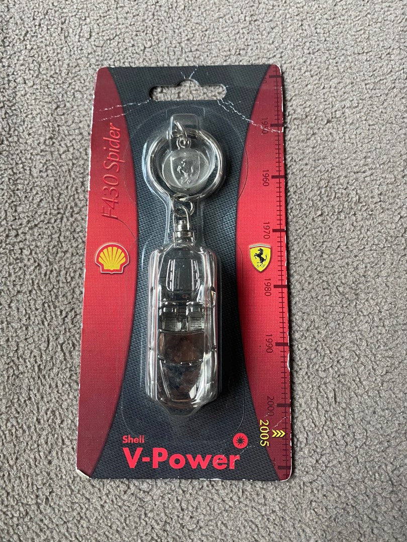 Shell Ferrari Keychain Ferrari F3 Spider, Hobbies & Toys, Memorabilia ...
