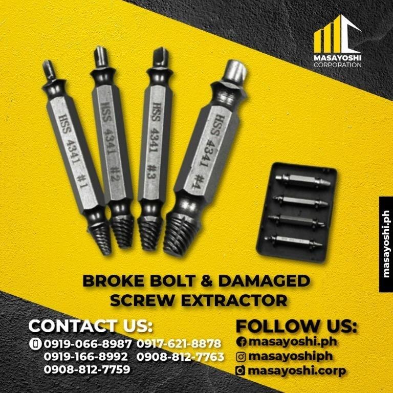 Showa Broke Bolt & Damaged Screw Extractor | Showa | Broke Bolt | Screw Extractor, Commercial ...