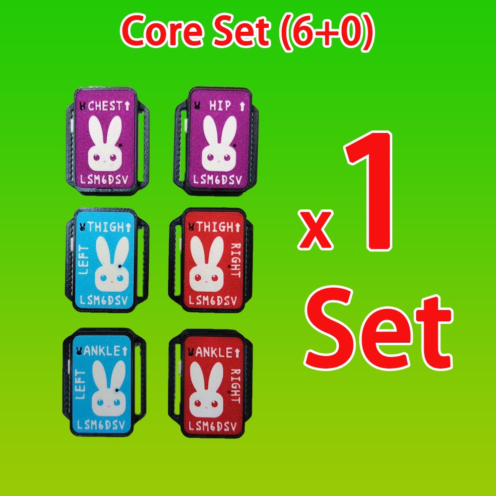 SlimeVR "Blueberry Cheesecake" LSM6DSV Full-Body Trackers (6+0 Set ...