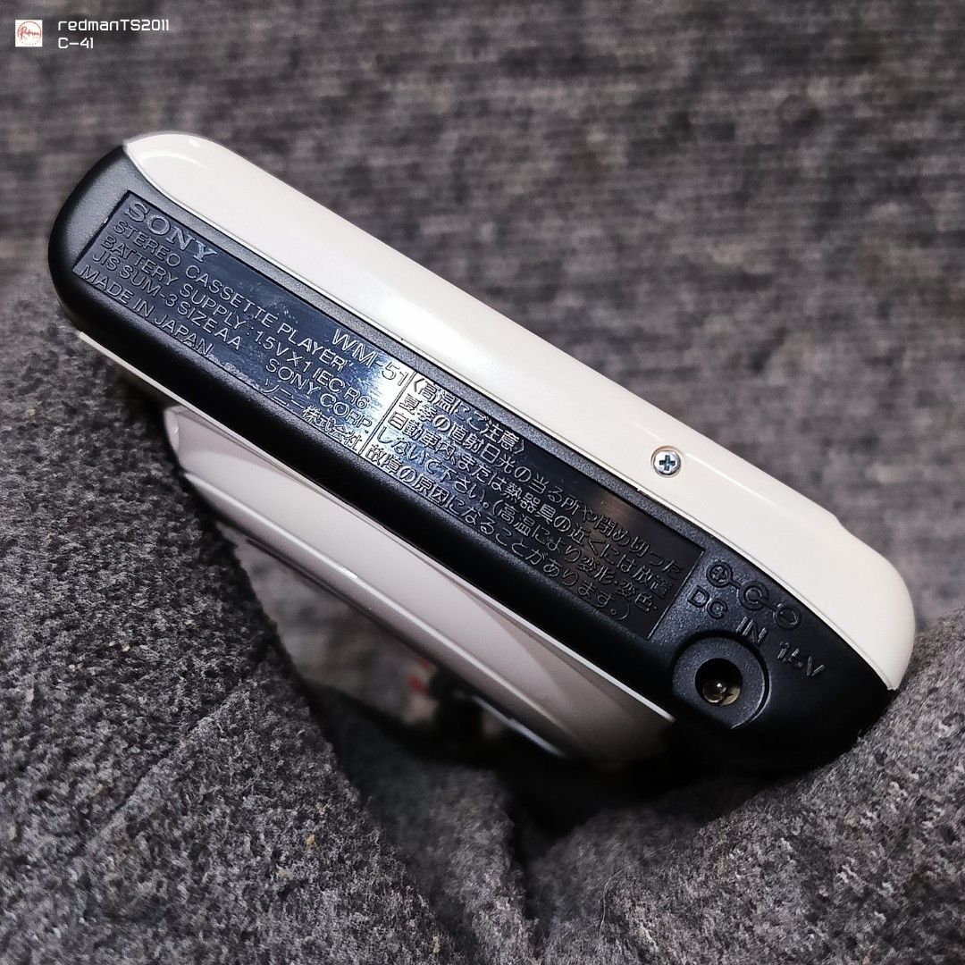 Sony WM-51 Walkman Cassette Player Rare Elegant White New Old Stock ...